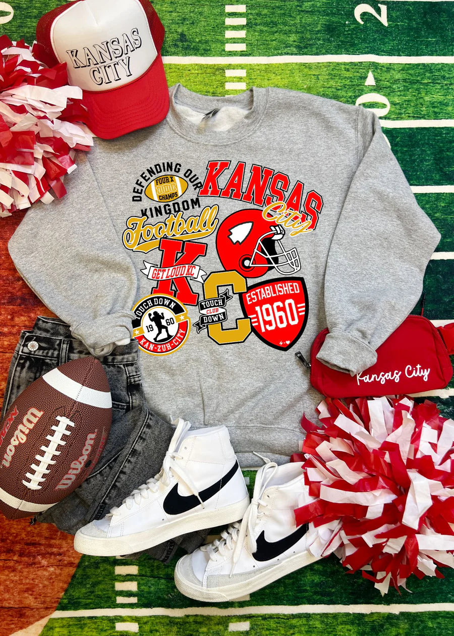 KC Icon Patches Sweatshirt – Midwest Dixie Boutique